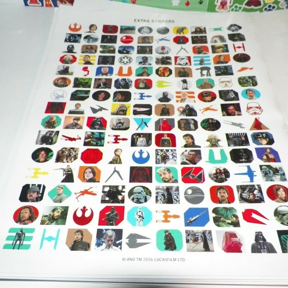 Star Wars | Other | Star Wars Rogue One Stickers Scrapbooking Robots ...